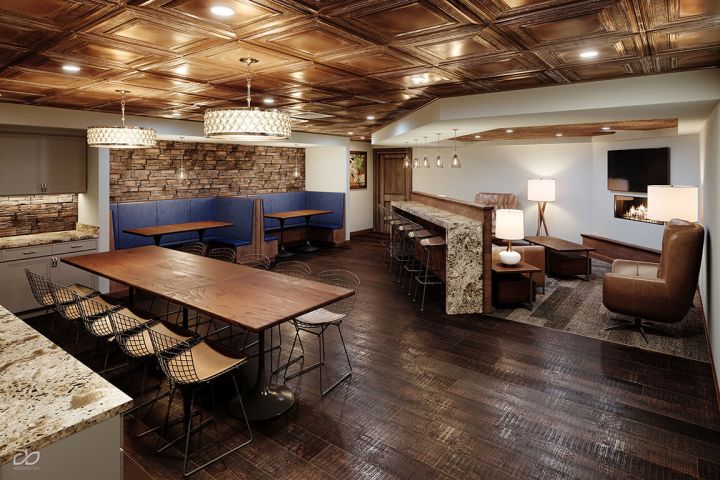Corporate Lounge and Break Room – York PA – First Capital Design Group